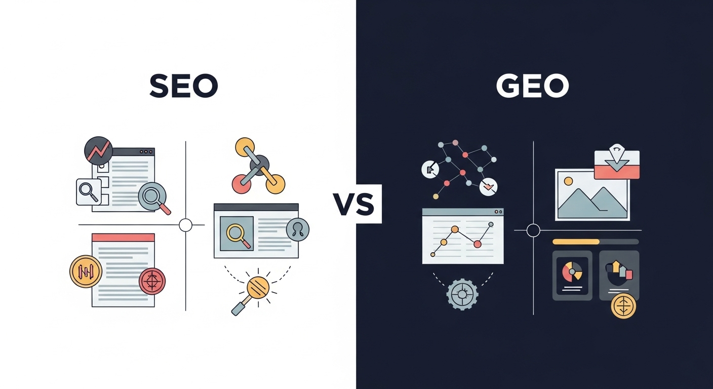GEO vs SEO เข้าใจความแตกต่างและกลยุทธ์การทำคอนเทนต์ยุค AI